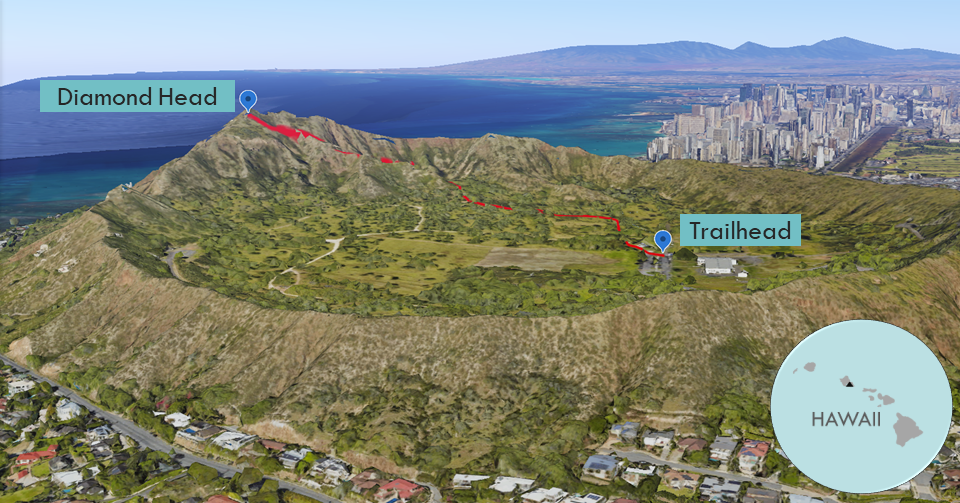 Diamond Head (Lēʻahi) - Elemental Quests