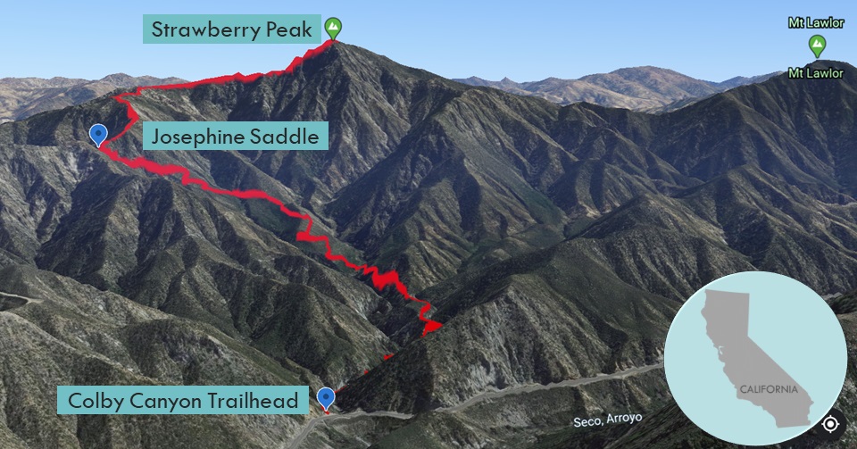 Strawberry Peak (via Colby Canyon) - Elemental Quests